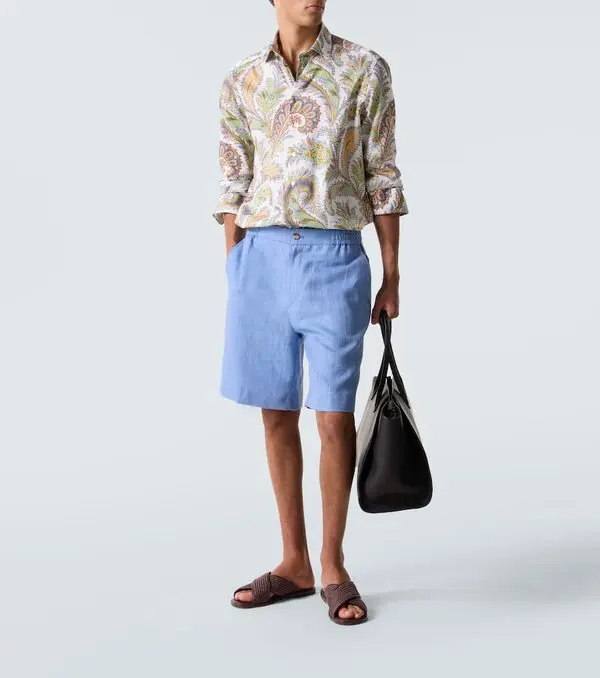 Etro Paisley Cotton Poplin Shirt - Multicoloured