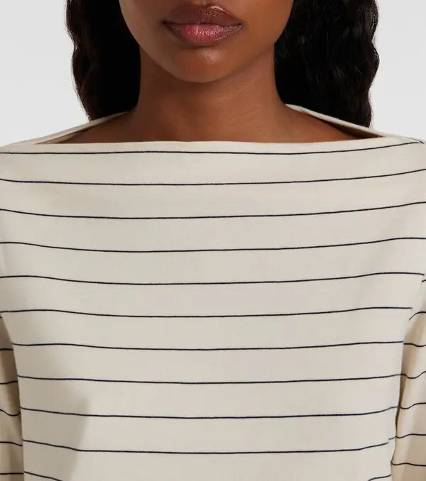 LESET Margo Striped Cotton Jersey T-shirt