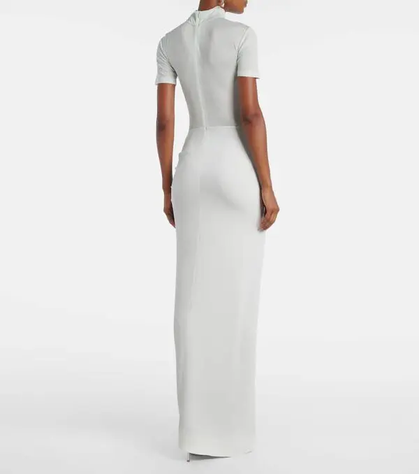 Christopher Esber Fusion Ruched Gown - Green