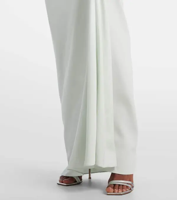 Christopher Esber Fusion Ruched Gown - Green