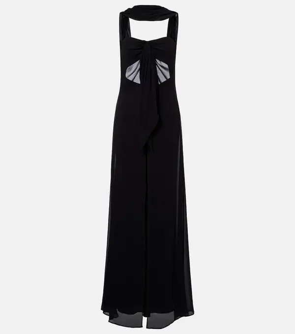 Christopher Esber Reverse Draped Silk Gown