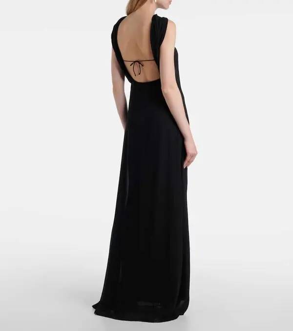 Christopher Esber Reverse Draped Silk Gown