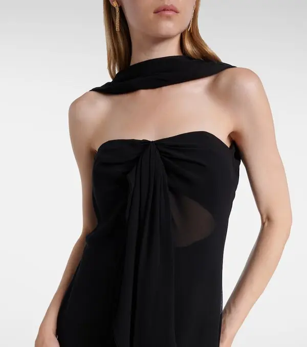 Christopher Esber Reverse Draped Silk Gown