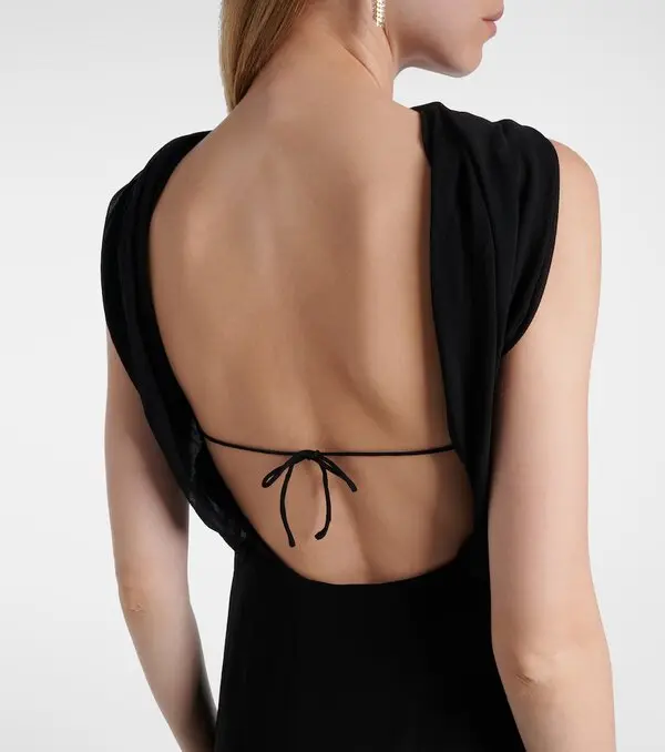 Christopher Esber Reverse Draped Silk Gown