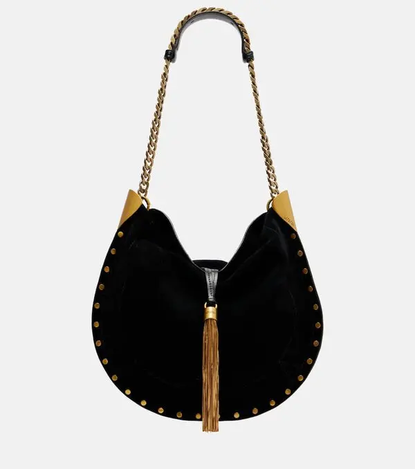 Isabel Marant Oskan Medium Suede Shoulder Bag