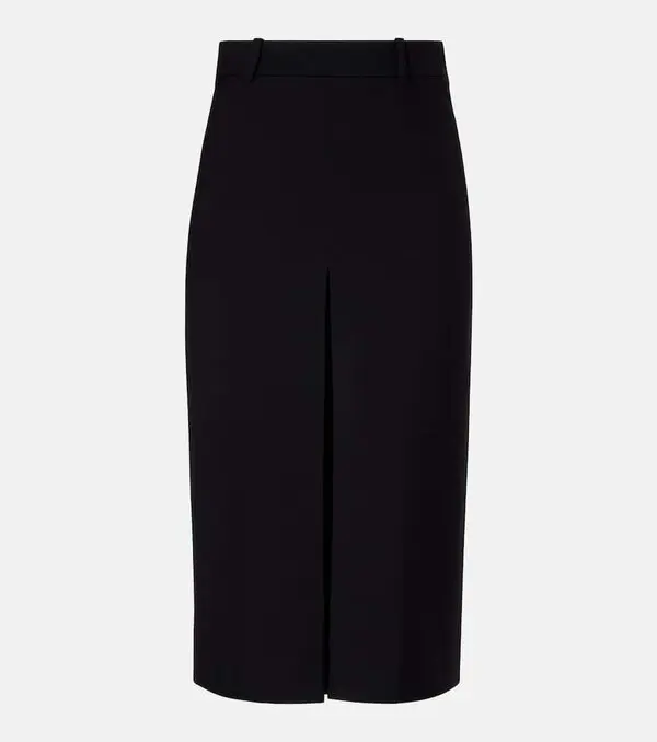 Saint Laurent Mid-rise Wool Culottes