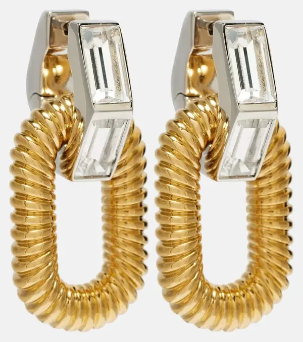 Rabanne Link Xl Drop Earrings - Gold