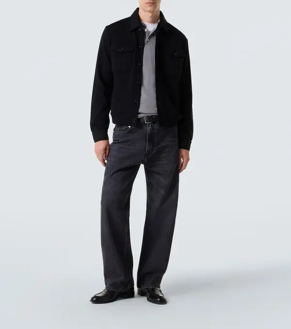 LARDINI Virgin Wool Overshirt