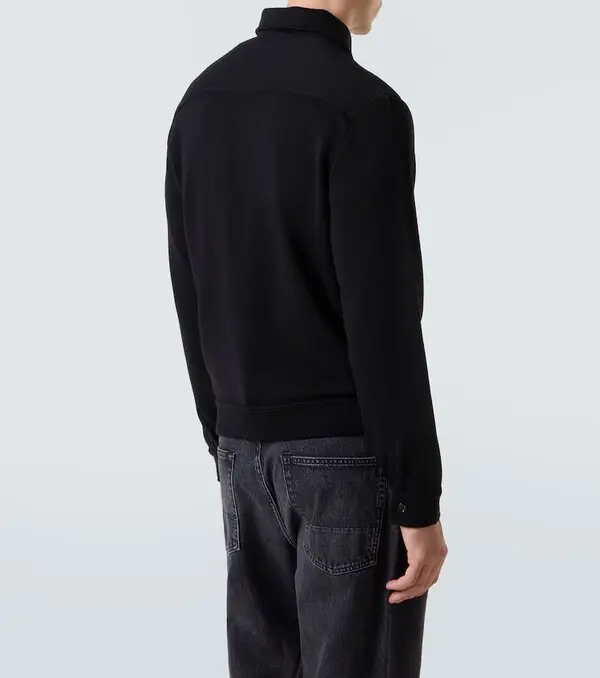 LARDINI Virgin Wool Overshirt