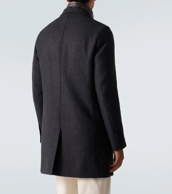 Herno Wool-blend Tailored Coat