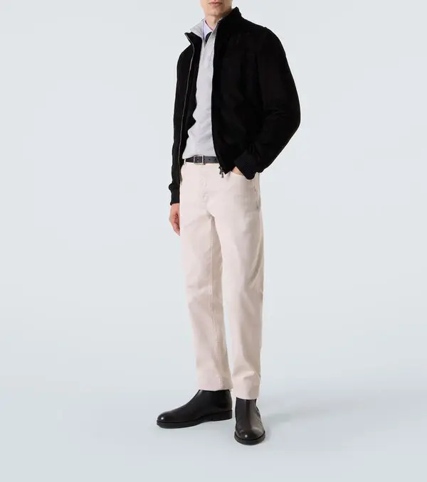 Canali Waffle-knit Wool And Cashmere Turtleneck Sweater - Grey