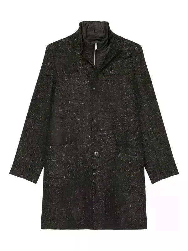 Marc O'polo Textured Button Coat - Black