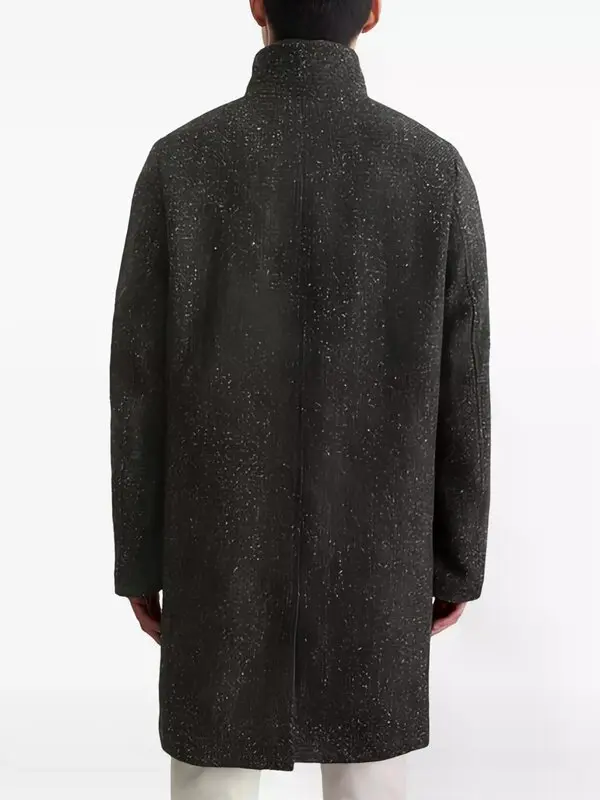 Marc O'polo Textured Button Coat - Black