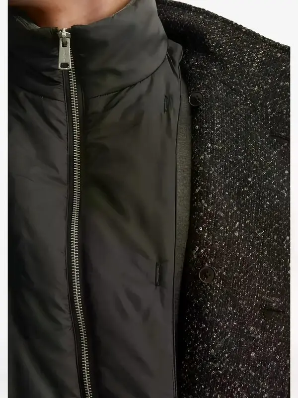 Marc O'polo Textured Button Coat - Black