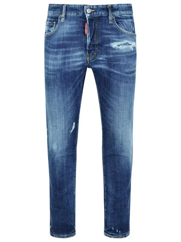 Dsquared2 Skater Cotton Jeans - Blue