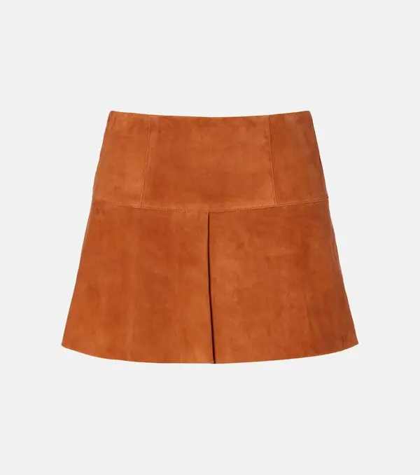 Isabel Marant Étoile Dilara Suede Miniskirt - Brown