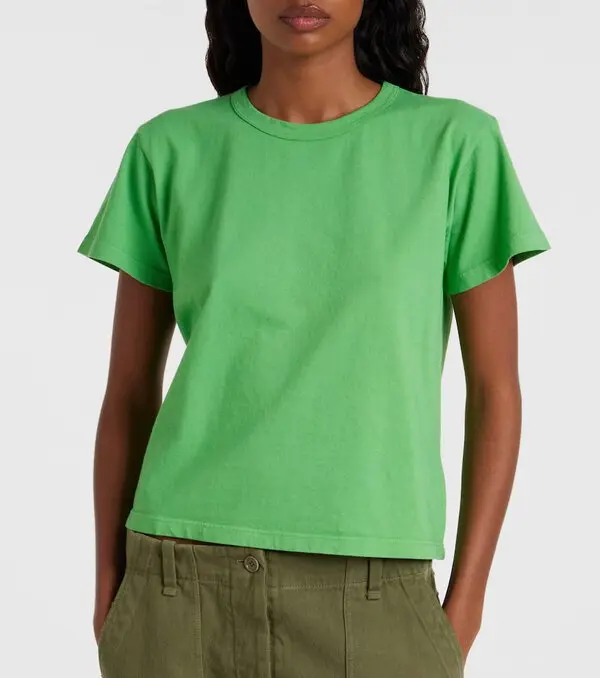 LESET Margo Cotton Jersey T-shirt - Green