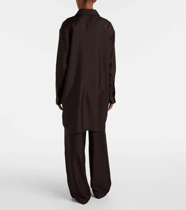 RÓHE Oversized Silk Shirt