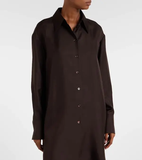 RÓHE Oversized Silk Shirt