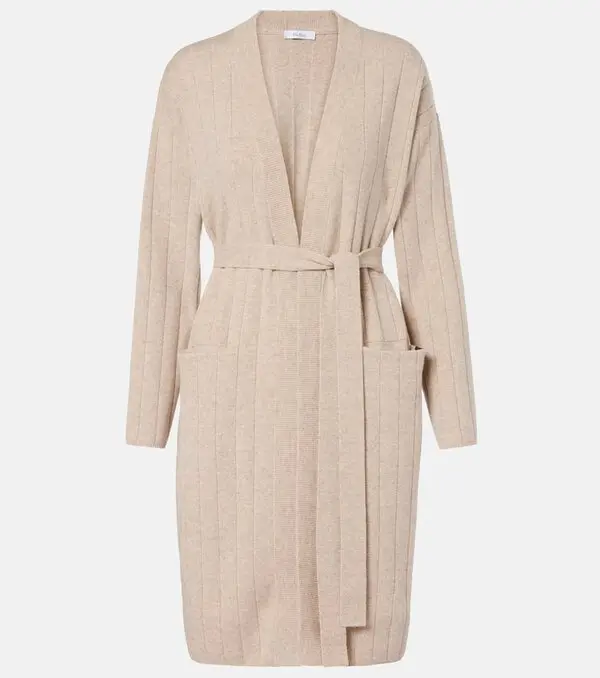 Max Mara Justo Cashmere Cardigan - Beige