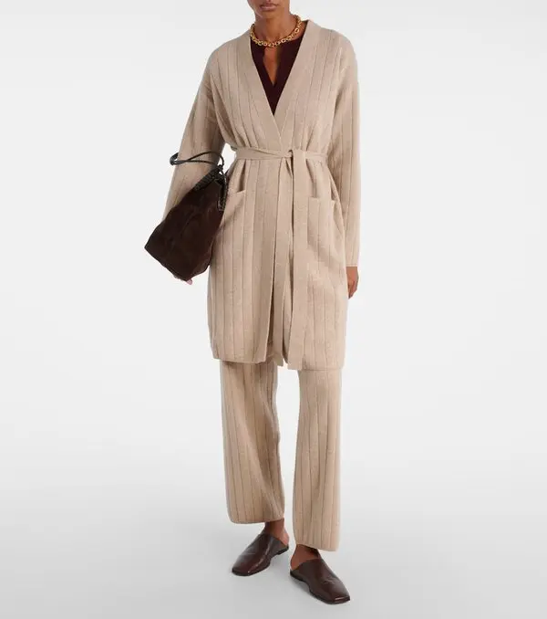 Max Mara Justo Cashmere Cardigan - Beige
