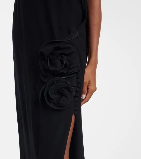Magda Butrym Caped Asymmetric Gown