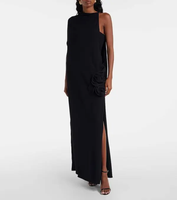 Magda Butrym Caped Asymmetric Gown