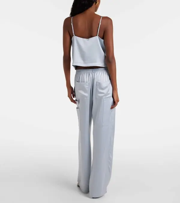 LESET Barb Painter Satin Pants