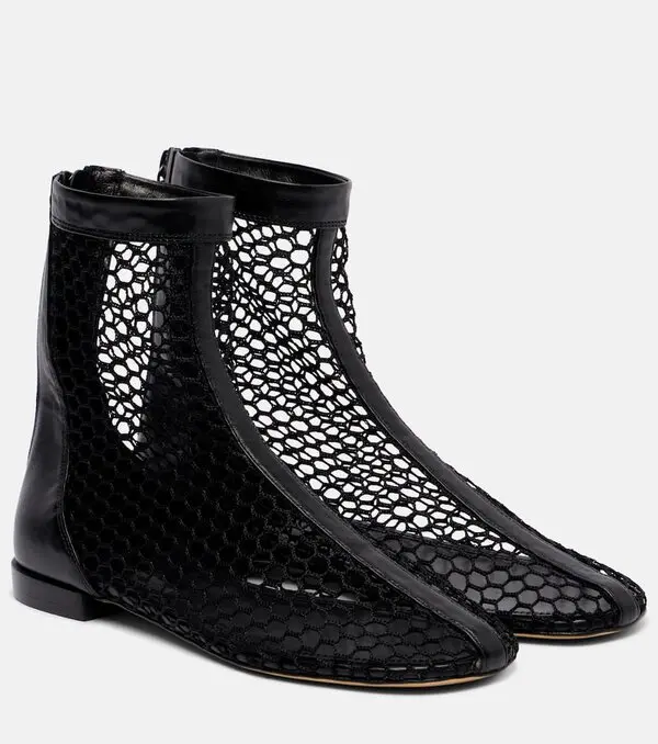 SOULIERS MARTINEZ Maxima Mesh Ankle Boots