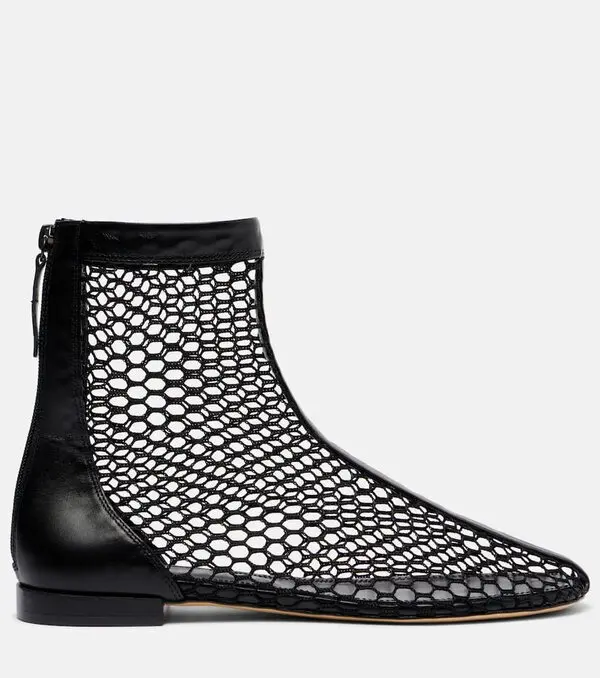 SOULIERS MARTINEZ Maxima Mesh Ankle Boots