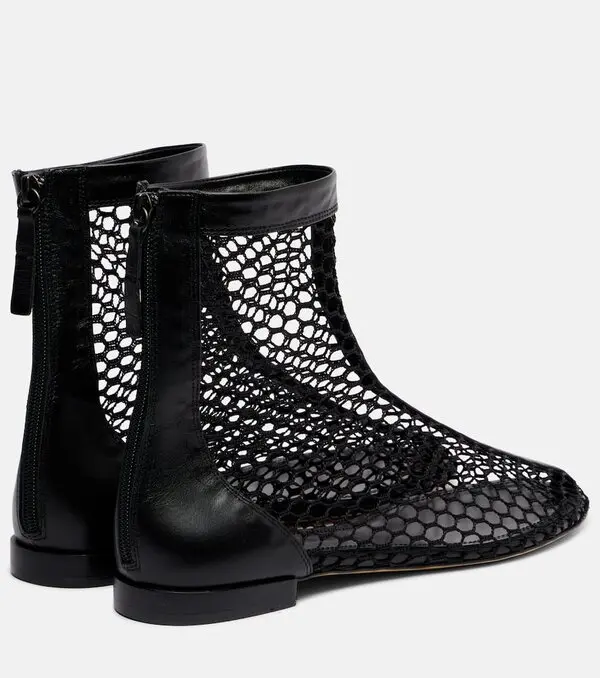 SOULIERS MARTINEZ Maxima Mesh Ankle Boots