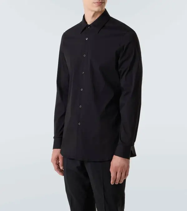 Prada Cotton-blend Shirt - Black