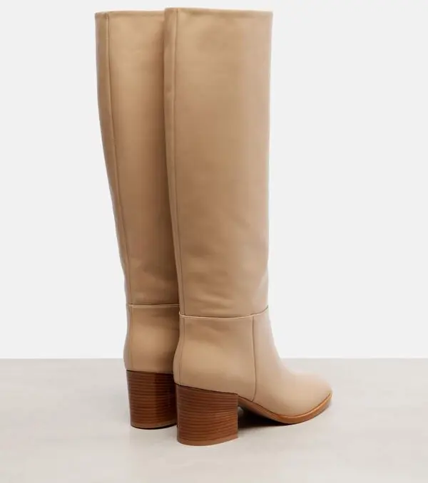 GIANVITO ROSSI Santiago 60 Leather Knee-high Boots
