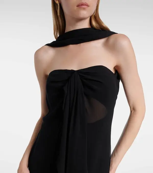 Christopher Esber Reverse Draped Silk Gown