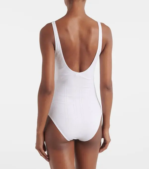 TOTEME Monogram Jersey Swimsuit