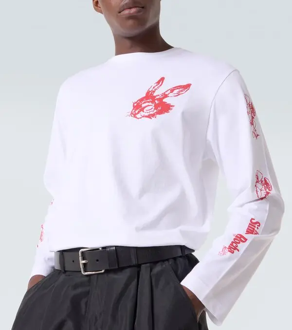 Simone Rocha Tortoise & Hare Cotton Jersey T-shirt