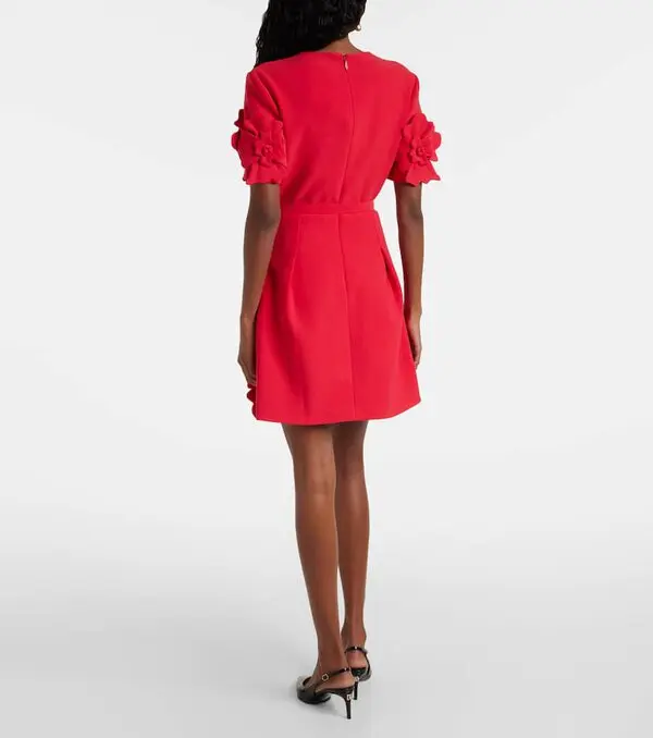 LEO LIN Aurelie Floral-applique Minidress