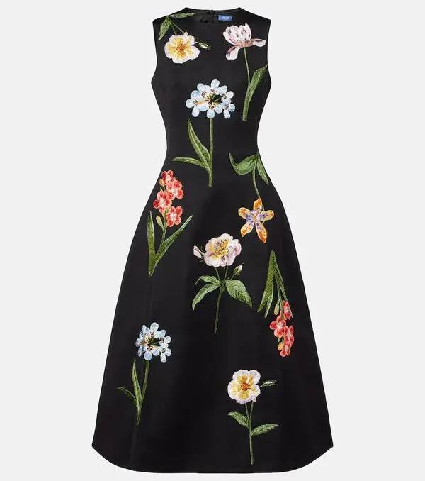 LEO LIN Cleo Floral Midi Dress
