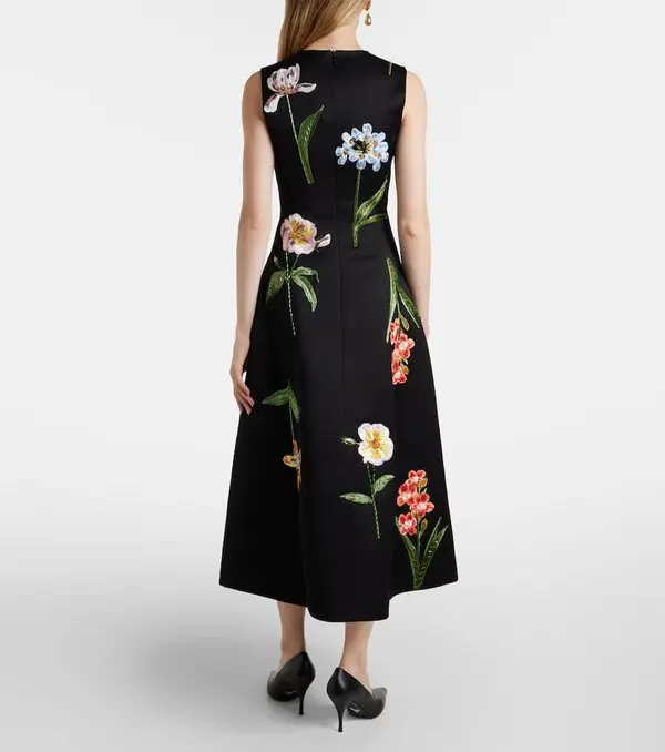 LEO LIN Cleo Floral Midi Dress