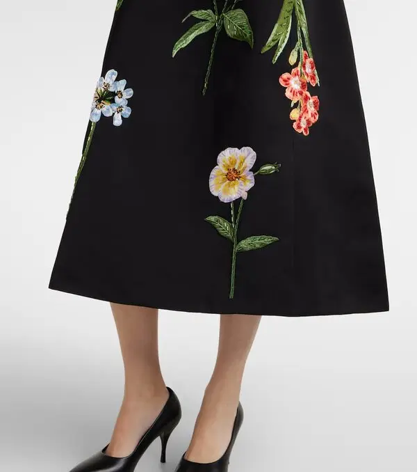LEO LIN Cleo Floral Midi Dress