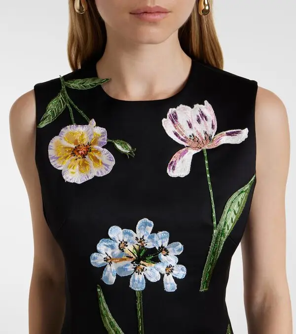 LEO LIN Cleo Floral Midi Dress