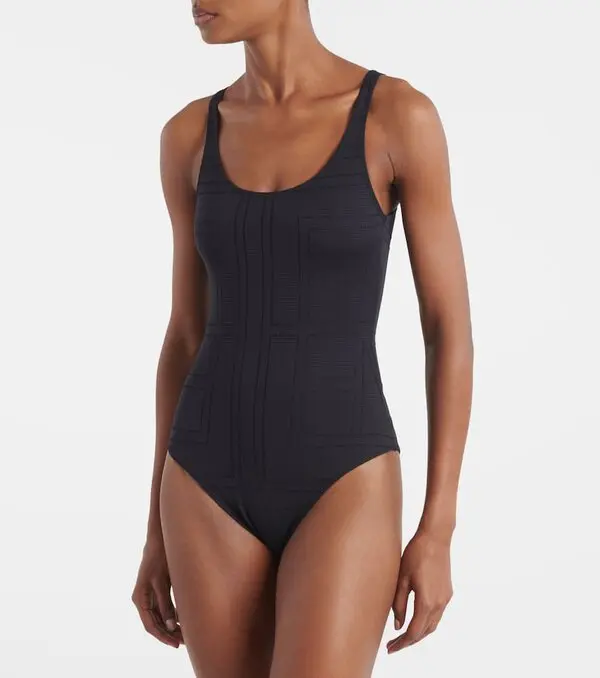 TOTEME Monogram Jersey Swimsuit
