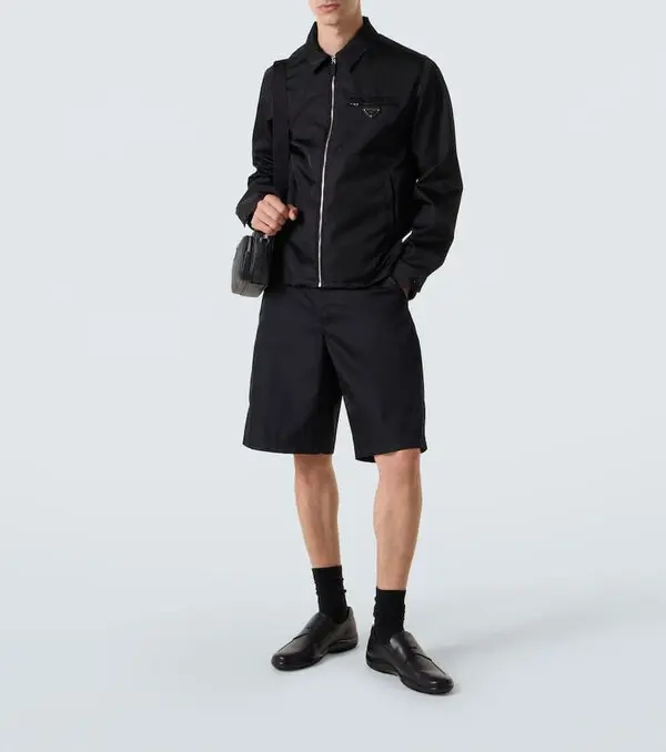 Prada Toblach Leather Penny Loafers