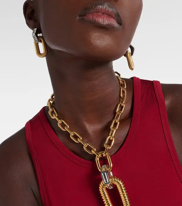 Rabanne Link Xl Drop Earrings