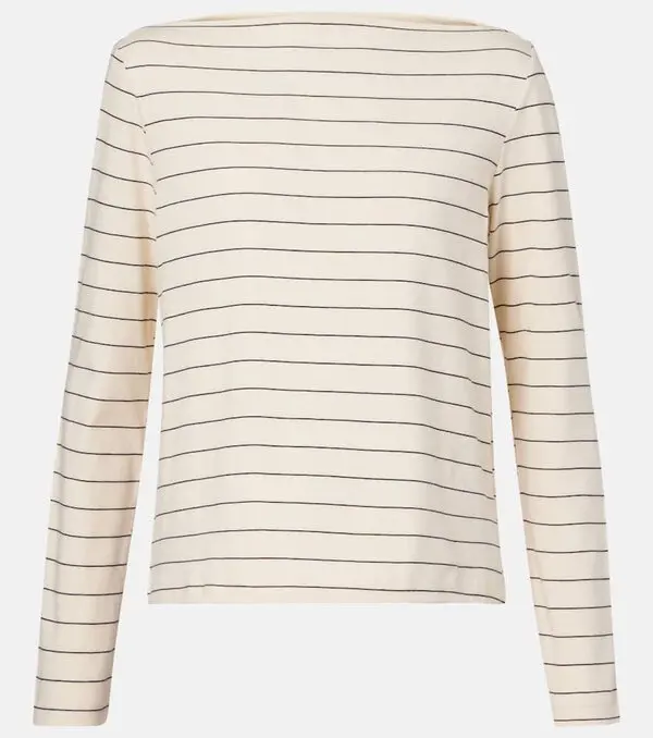 LESET Margo Striped Cotton Jersey T-shirt