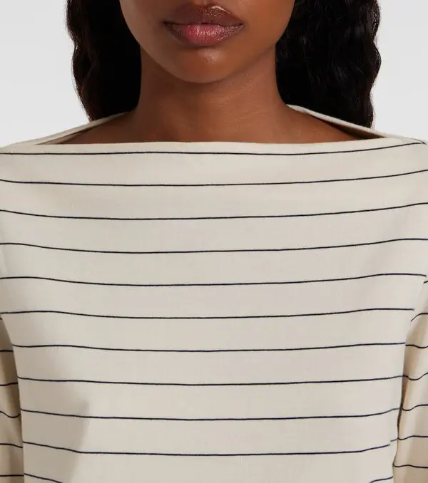 LESET Margo Striped Cotton Jersey T-shirt