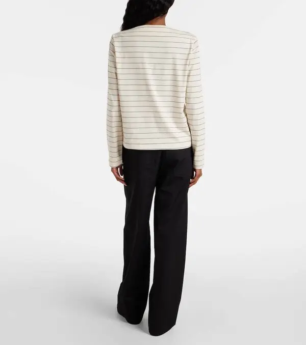 LESET Margo Striped Cotton Jersey T-shirt