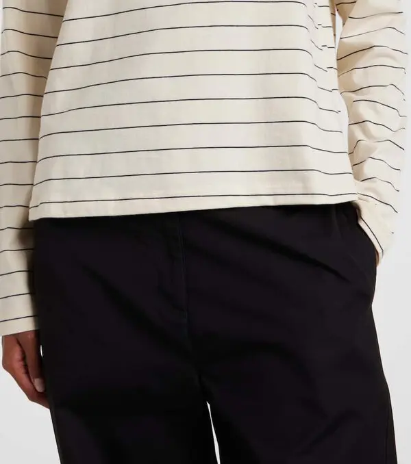 LESET Margo Striped Cotton Jersey T-shirt