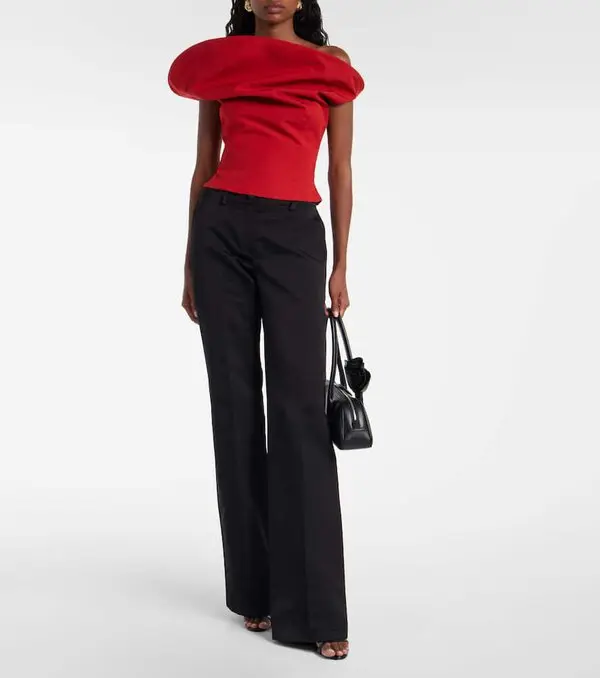 Magda Butrym Asymmetric Top - Red