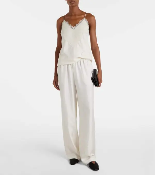 RÓHE Lace-trimmed Satin Camisole